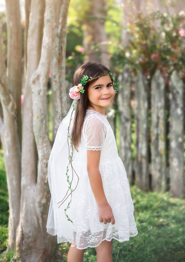 Flora Crown & Veil – TRISH SCULLY