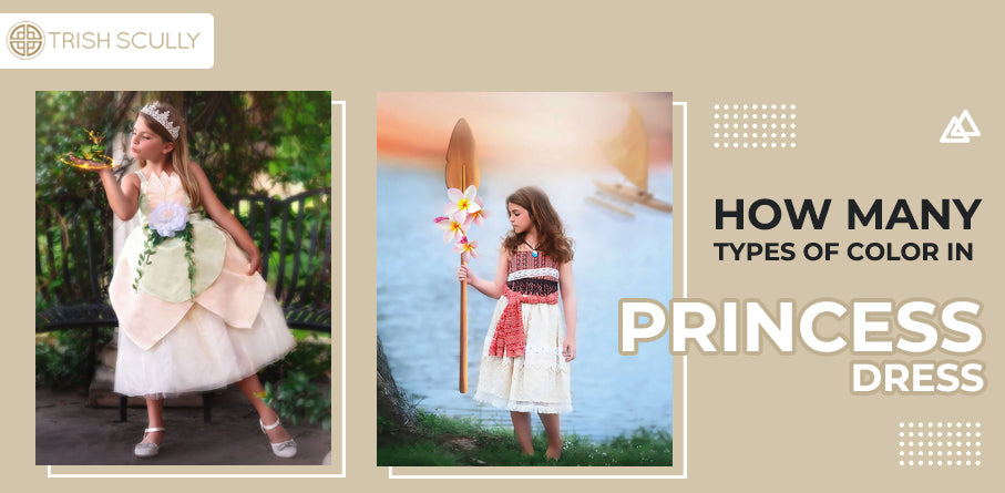 How Many Types Of Color In Princess Dresses?