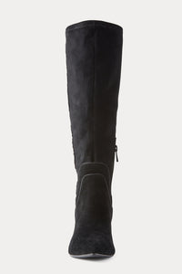 Eleanor Suede Boot Black