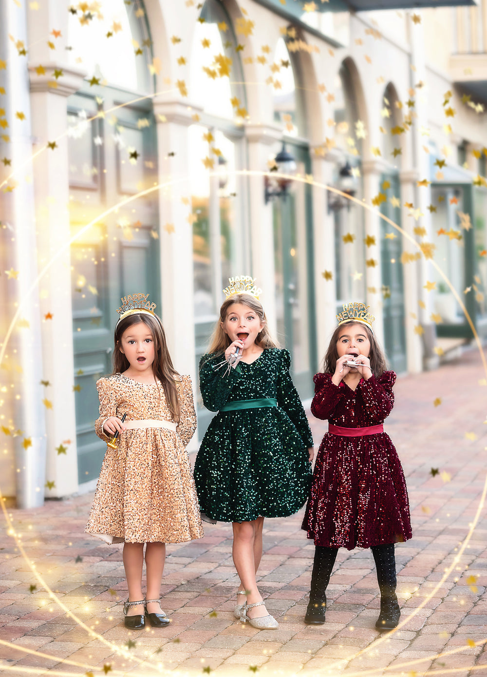 Emma Sequin Dress Wine