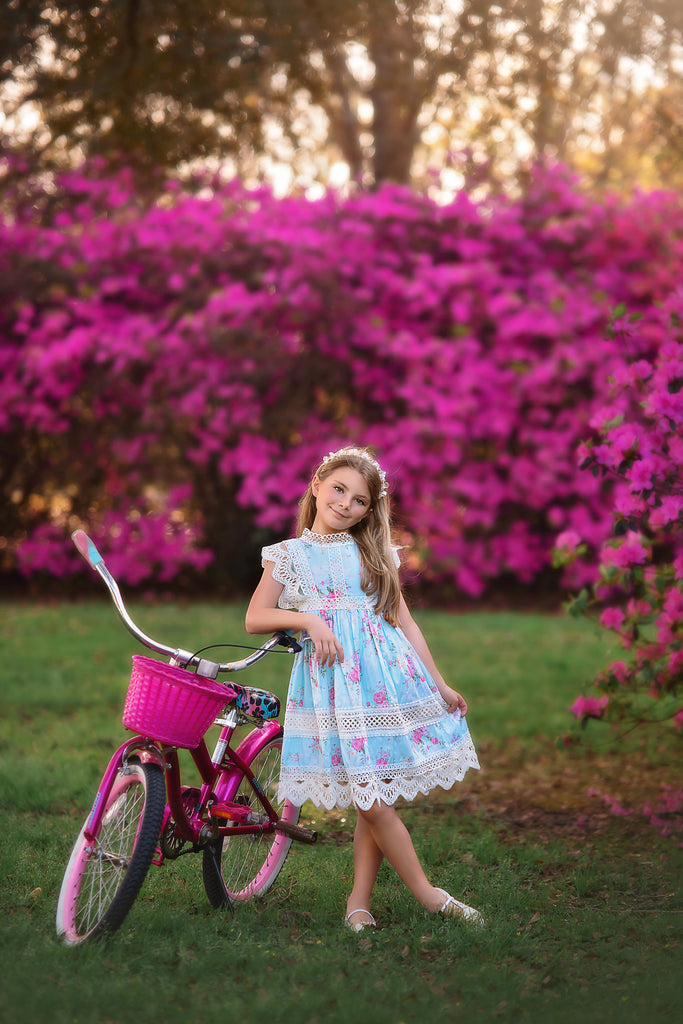 EVERLY DRESS PROVINCIAL BLEU FLORAL – TRISH SCULLY